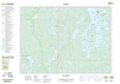 041i16 Lake Temagami Topographic Map