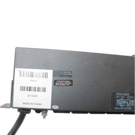 Tripp Lite Pdu1220 Rack Mount Power Distribution Unit Pdu