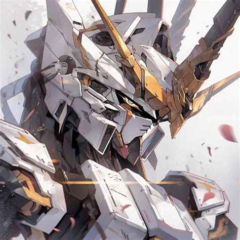 模玩控：高达少女插画 花瓣网