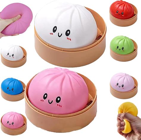 Dumpling Squishy Jumbo Dumpling Stress Ball Squishy Bun Anxiety