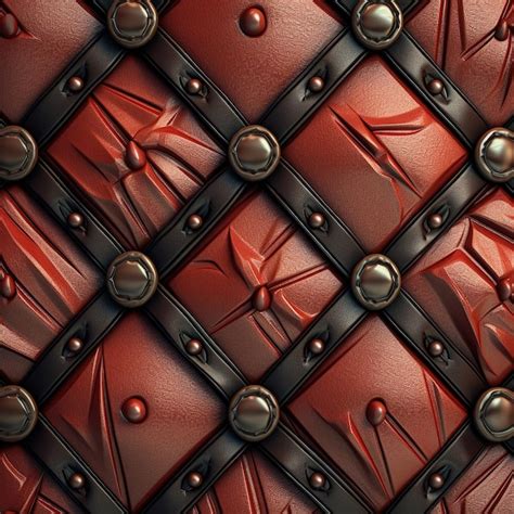 Premium Ai Image Stitched Leather Structure Background