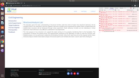 Fix Console Errors Of Lab Landing Pages And All Experiments · Issue