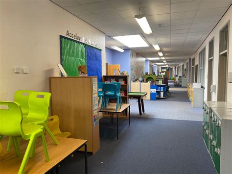 The Main Corridor In School Is Fossebrook Primary School