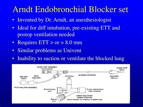 Ppt One Lung Ventilation Physiology And Practical Approach