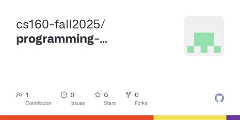 Github Cs160 Fall2025programming Assignment 4