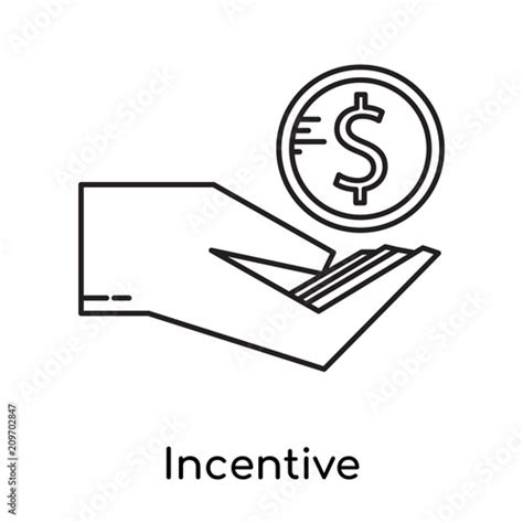 Incentive Icon Vector Sign And Symbol Isolated On White Background