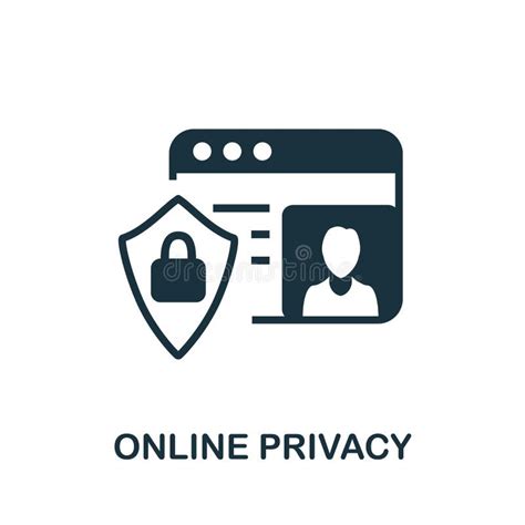 Online Privacy Icon Simple Element From Internet Security Collection