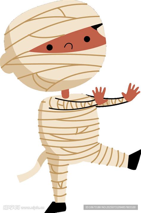 可爱小木乃伊起舞设计图图片素材其他设计图库昵图网