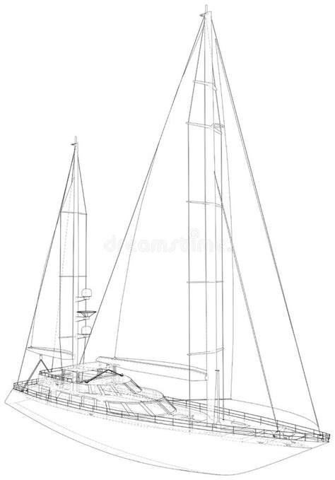 Frame Wire Yacht Stock Illustrations 148 Frame Wire Yacht Stock Illustrations Vectors