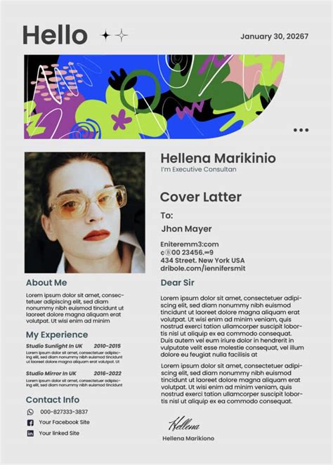 Cv Resume Template E Grahok