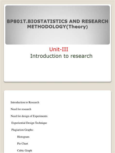 Final Biostatistics And Research Methodology Unit Iii Ppt Pdf Mann Whitney U Test