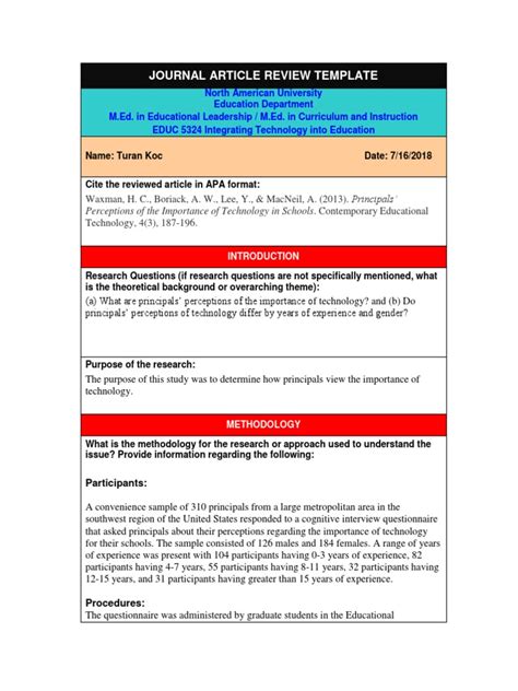 Educ 5324 Article Review Byturankoc Download Free Pdf Cognitive