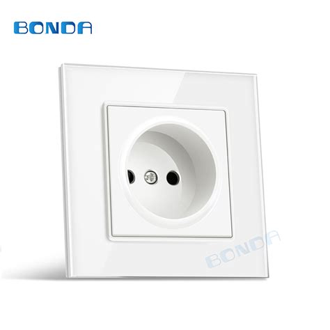 Bonda Eu Standard Style 16a Plug Wall Socket Cryst Grandado