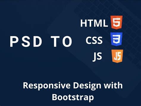 Psd To Html With Responsive Bootstrap Upwork