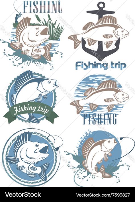 Fish Perch Royalty Free Vector Image Vectorstock
