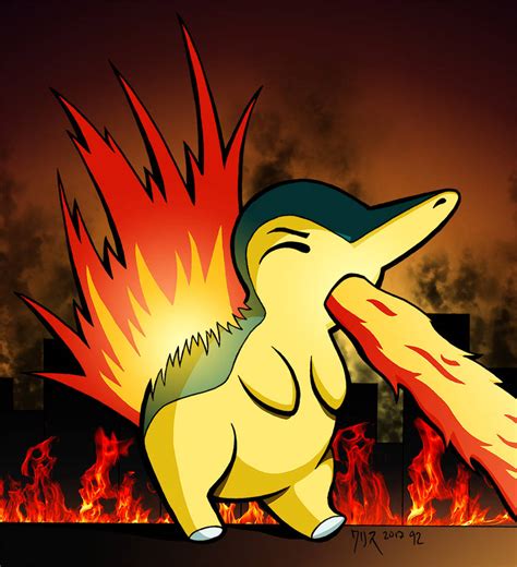 Pokemonthly Cyndaquil By Seestaar On Deviantart