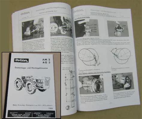 Reparaturanleitung Holder Am2 Ag3 Schlepper Werkstatthandbuch 1968 Fachliteraturversand Angerer