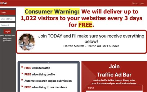 Traffic Ad Bar Surf Bar Earn More Points Viewing Sites