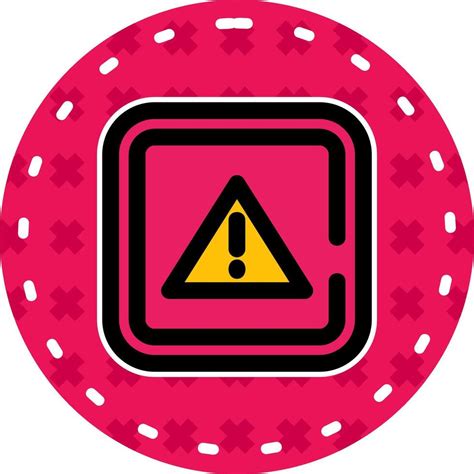 Alert Line Filled Sticker Icon 37711333 Vector Art At Vecteezy