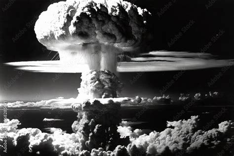 Atomic Weapon After The Us Bomber Enola Gay Dropped The Atomic Bomb On