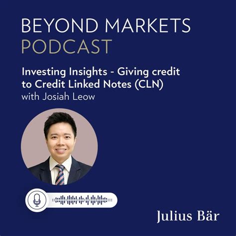 Sacha Walker On Linkedin Creditlinkednotes Beyondmarketspodcast