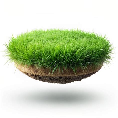 Floating Grass Surface Play Ground With Trees And Pathway Floating Island With Trees And Green