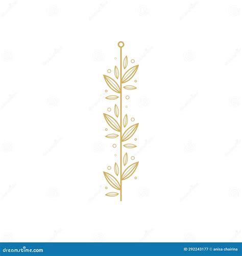 Wedding Flower Frame Element Design Stock Illustration Illustration