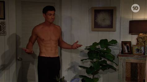 Auscaps Tanner Novlan And Matthew Atkinson Shirtless In The Bold And The Beautiful