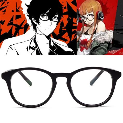 Lunette Ren Amamiya Et Futaba Sakura Cosplay Persona Chaussures Et