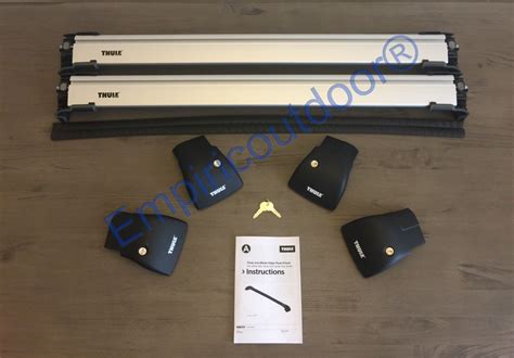 New Thule Aeroblade Edge 2x7603 W Locks Keys Free Shipping Ebay