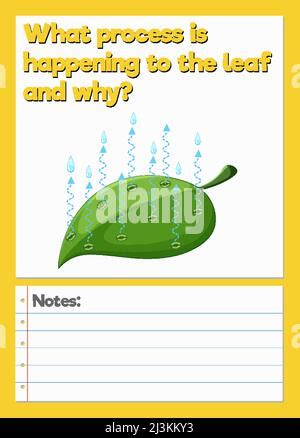 Science Experiment Log Worksheet Illustration Stock Vector Image Art Alamy