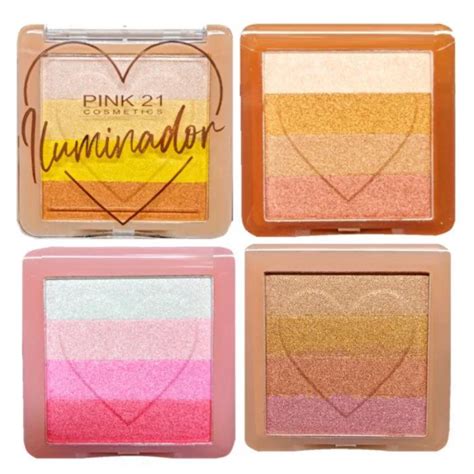 Iluminador Compacto Pink 21 Dupe Melu By Ruby Rose Shopee Brasil