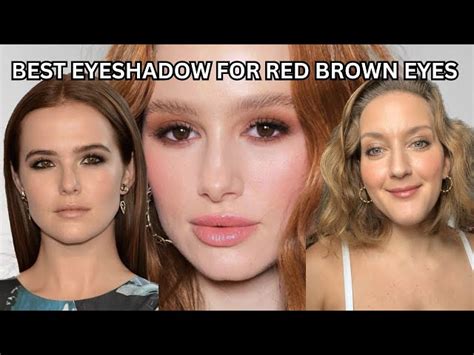 What Eyeshadow Colors Go With Red Hair And Brown Eyes