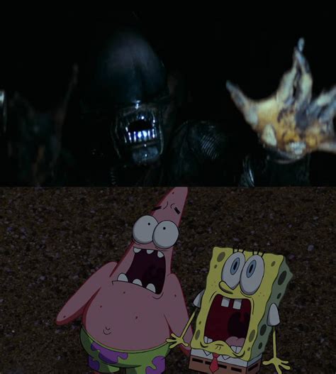Spongebob And Patrick React Alien By Mnstrfrc On Deviantart