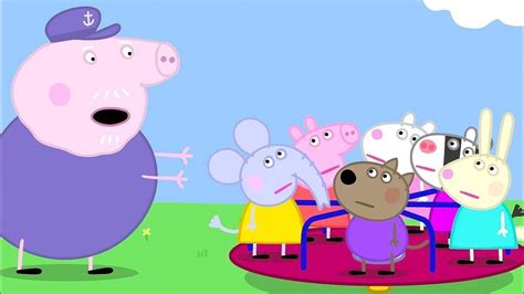Peppa بيبا بيج الجد بيج و حديقة اللعب حلقة كاملة افلام كرتون Youtube