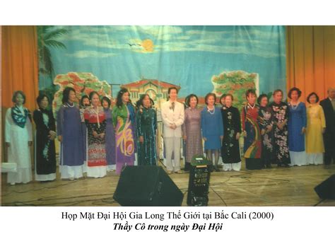 ThẦy CÔ Gia Long Hội Ái Hữu Cựu Nữ Sinh Gia Long Bắc California