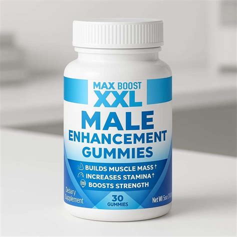 Other Supplements And Nutrition Max Boost Xxl Male Enhancement Gummies