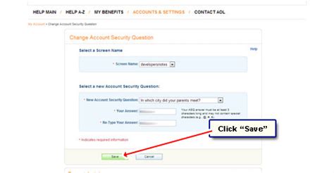 How Do I Change AOL Security Question