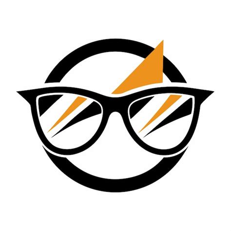 Stylish Vision Crafting Unique Sunglasses Logos With Trendy Vector Art Premium Ai Generated Vector