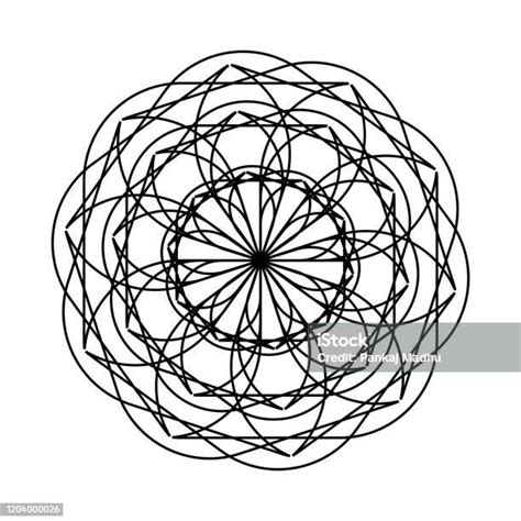 헤나 멘디 문신 장식용 만다라 형태의 원형 패턴 민족 동양 스타일의 장식 장식 색칠 하기 책 페이지입니다 0명에 대한 스톡 벡터 아트 및 기타 이미지 Istock