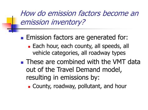 Ppt Emission Factor Modeling Powerpoint Presentation Free Download
