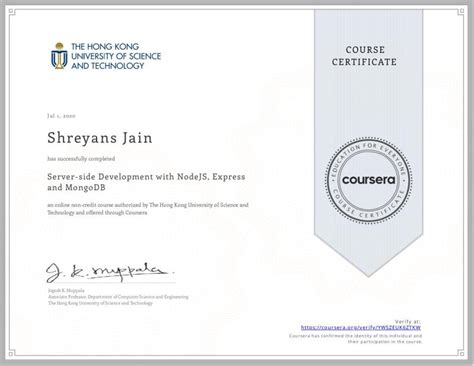 shreyans jain on linkedin nodejs express mongodb server coursera skillbuilding…