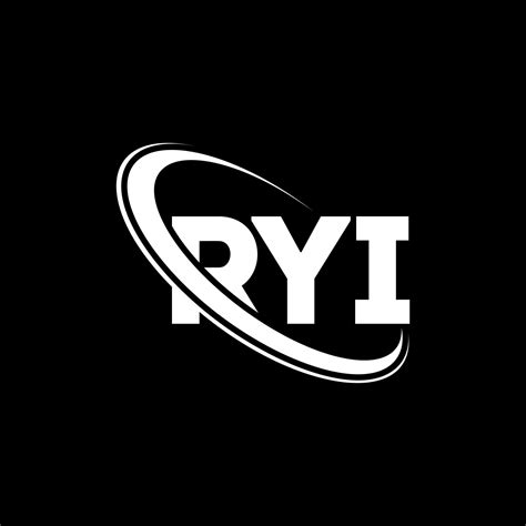 Logotipo De Ryi Carta Ryi Diseño Del Logotipo De La Letra Ryi Logotipo De Las Iniciales Ryi