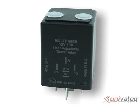 Multitimerrelais Zeitrelais 12v 10 Ampere 5 Anschlüsse Neu
