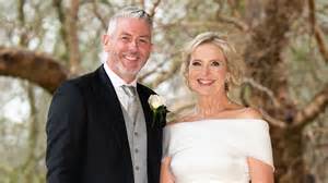 Carol Kirkwood 61 Is A Beautiful Bride In Off The Shoulder Princess