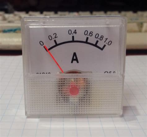 Амперметр 1А 40х40 мм Из личного diy Ардуино stm32 esp8266
