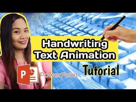 HANDWRITING TEXT EFFECT | ANIMATION | POWERPOINT TUTORIAL - YouTube