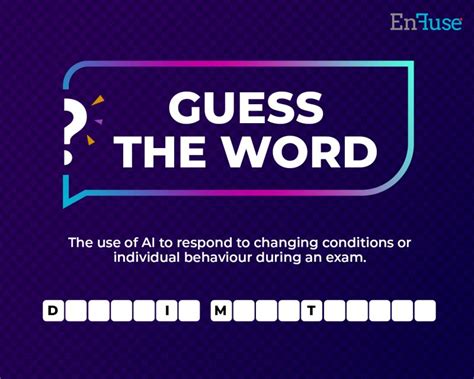 Enfuse Solutions On Linkedin Guesstheanswer Ai Technology Proctoring Artificialintelligence