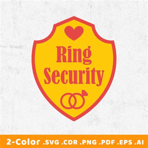 Ring Security Svg Design Instant Download