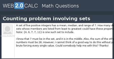 View Question Counting Problem Involving Sets